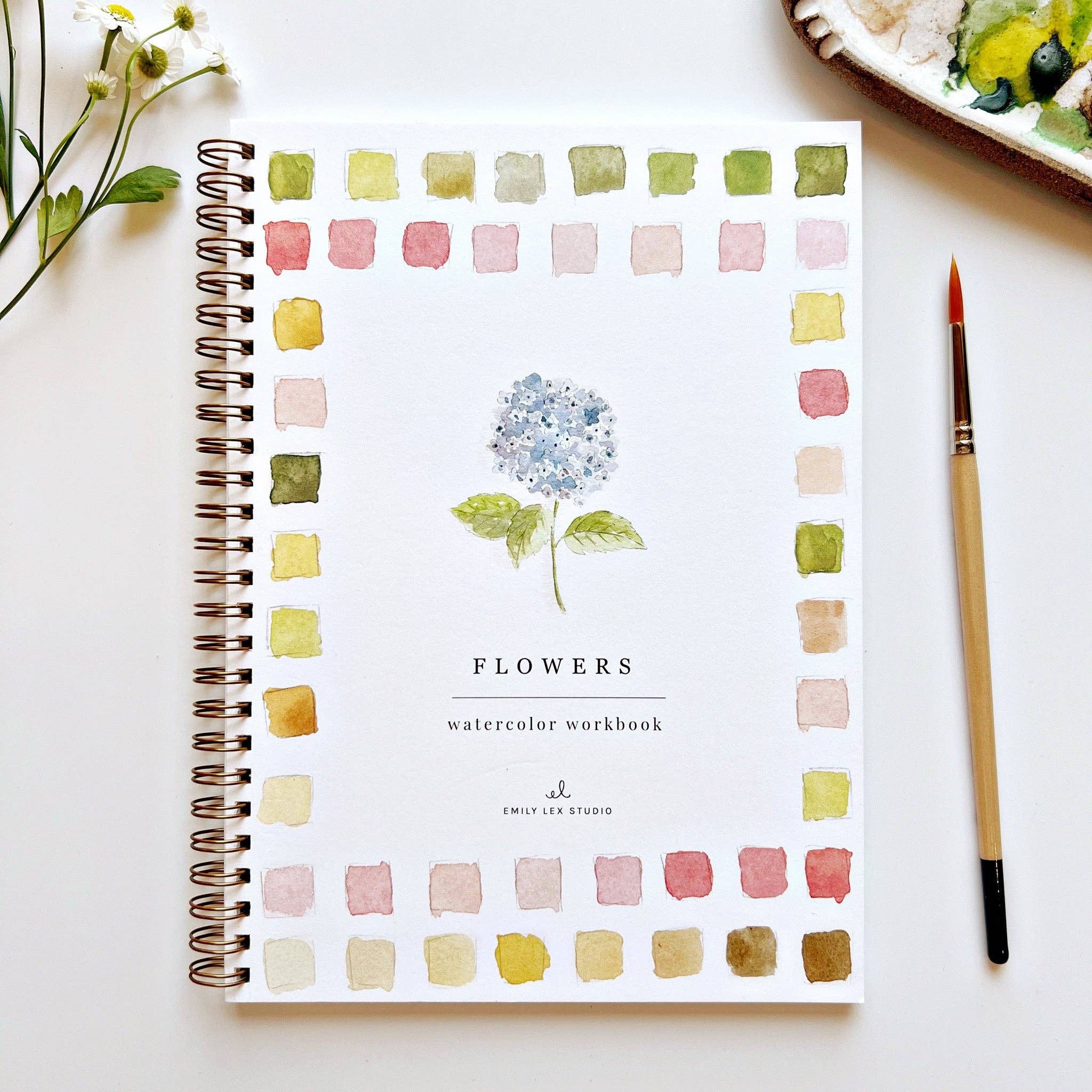 emily lex studio - Flowers watercolor workbook – Bird & Brass